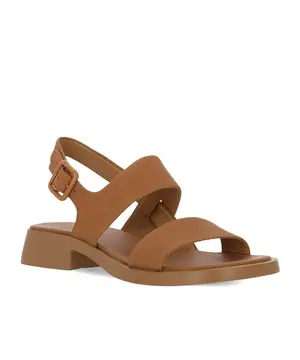 Camper Buckled Block Heel Sandals - Brown