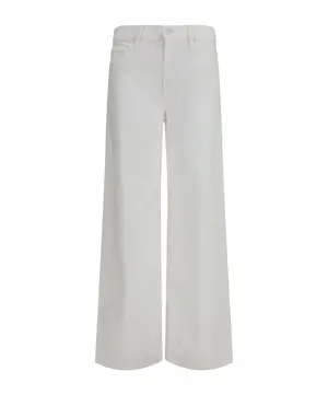 MOTHER Wide-leg Jeans - White
