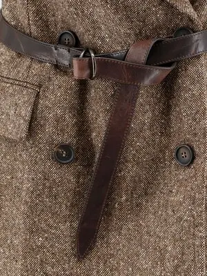 Brunello Cucinelli Double-breasted Belt Vest