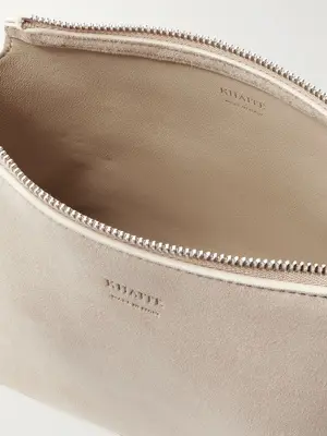 Khaite Lina Suede Clutch