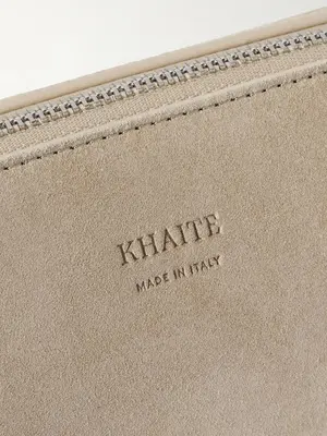 Khaite Lina Suede Clutch