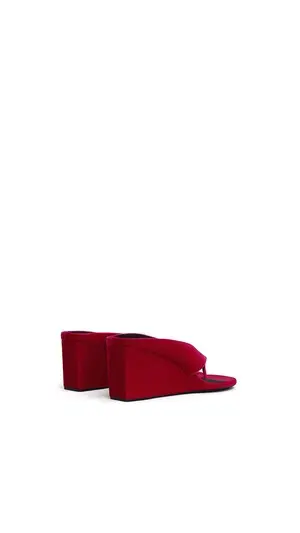 Alaïa Wedge Flip-flops - Red