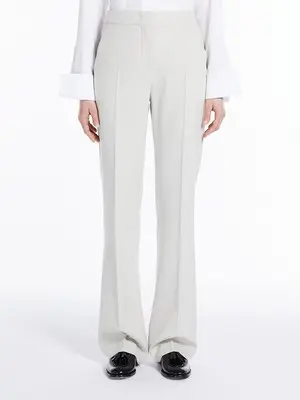 Max Mara Pleat Detailed Straight Leg Pants