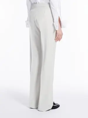 Max Mara Pleat Detailed Straight Leg Pants