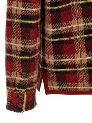 Guest In Residence Plaid Work' Shirt