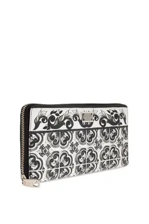 Dolce & Gabbana Dolce Gabbana Logo-plaque Zipped Wallet