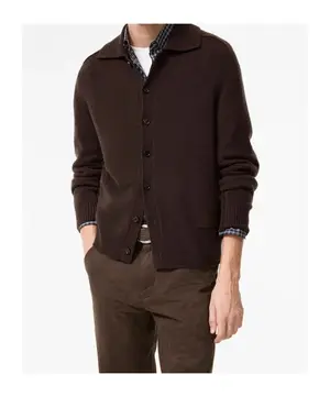Burberry Channing Button-up Cardigan - Burnt Brown