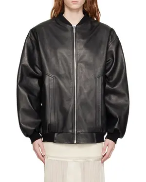 Magda Butrym Oversized Zip-up Bomber Jacket