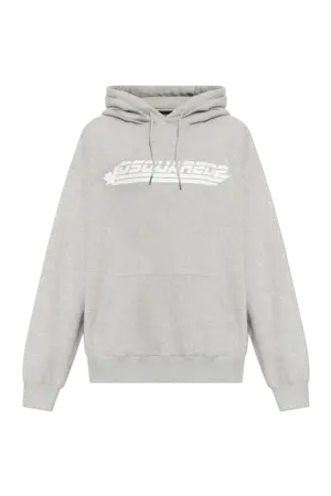 Dsquared2 Cotton Logo Sweatshirt - Grey