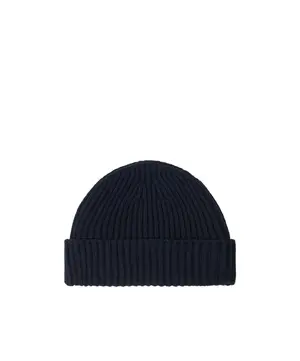 Stone Island Beanie With Compass Logo Patch