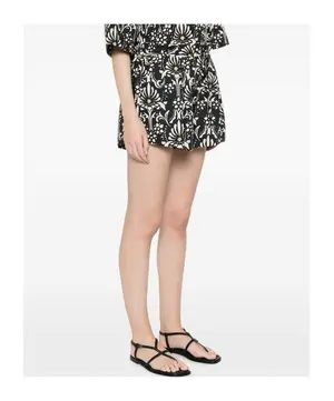 Pinko Bema Printed Drawstring Shorts