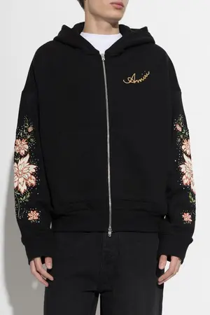 Amiri Sweatshirt With Colorful Embroidery And Shimmering Sequins