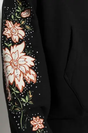 Amiri Sweatshirt With Colorful Embroidery And Shimmering Sequins