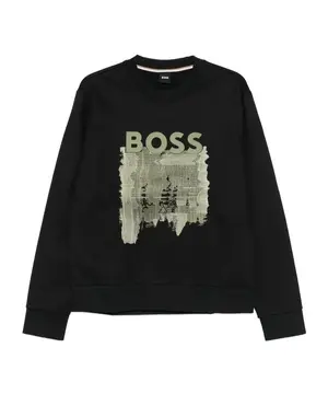 Hugo Boss Logo-print Cotton Sweatshirt