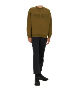 Hugo Boss Hugo Oversized-fit Crewneck Sweatshirt
