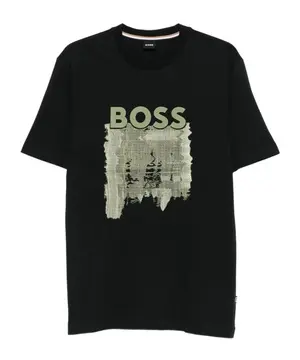 Hugo Boss Logo-print Graphic T-shirt