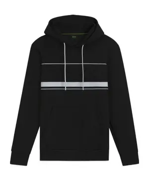 Hugo Boss Logo Panel Hoodie