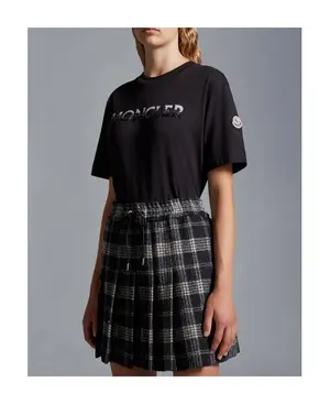 Moncler Logo Embellished Crewneck T-shirt