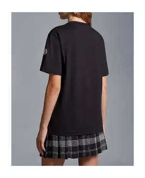 Moncler Logo Embellished Crewneck T-shirt