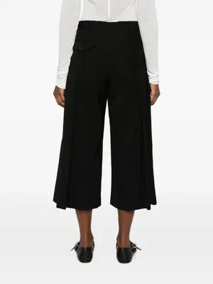 Comme Des Garçons Wide Leg Pleated Trousers