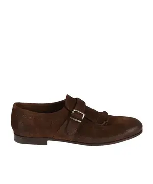 Church's Shanghai Buckled Monk Shoes - Brown