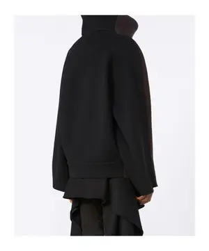Sportmax Short Wool And Cashmere Heavy Jacket Coffee
