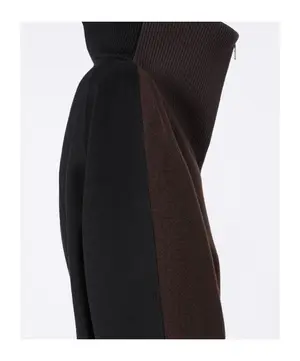 Sportmax Short Wool And Cashmere Heavy Jacket Coffee