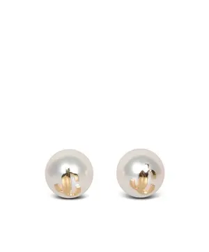 JIMMY CHOO Pearl Stud Earrings - Metallic
