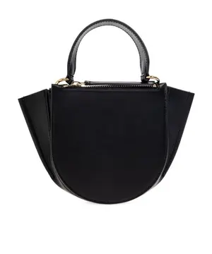 WANDLER Hortensia Logo Embossed Tote Bag