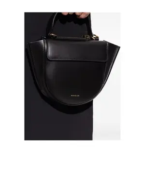 WANDLER Hortensia Logo Embossed Tote Bag