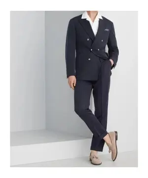 Brunello Cucinelli Mid-rise Tapered Silk Chinos