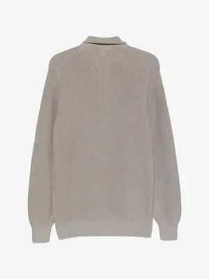 Brunello Cucinelli Ribbed-knit Zip-up Cardigan