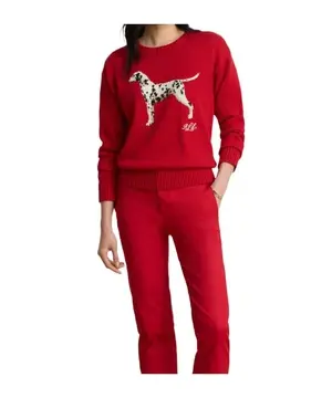 Ralph Lauren Riednee Dog-intarsia Sweater
