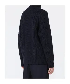 Max Mara Turtleneck Aran Jumper
