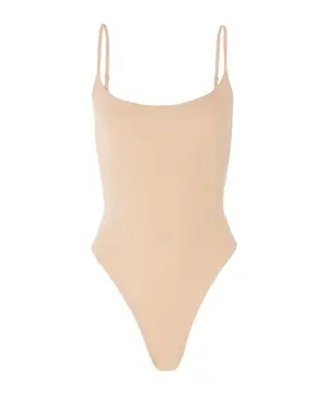 SKIMS Fits Everybody Cami Thong Bodysuit Clay