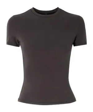 SKIMS Crew Neck T-shirt - Black