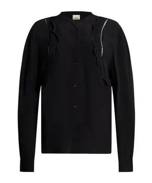Isabel Marant Étoile Solid-color Long-sleeve Shirt - Black