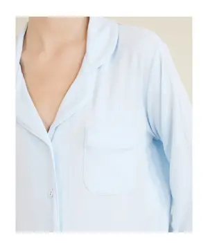 SKIMS Ribbed Pajama Set - Blue