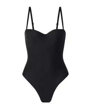 SKIMS Underwire T-shaped Bodysuit - Black