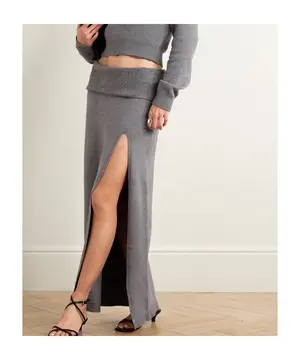 SKIMS Slit Midi Skirt
