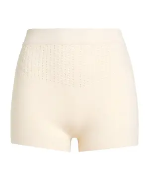 Max Mara Solid-colored Knit Shorts