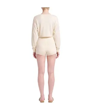 Max Mara Solid-colored Knit Shorts