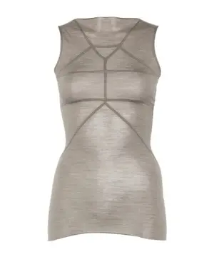 Rick Owens Exposed-seam Tank Top