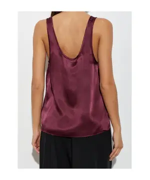 ANINE BING Lea Top - Wine Red