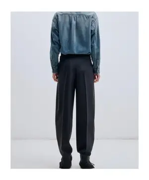 DARKPARK Taylor Wool Sailor Trousers - Black