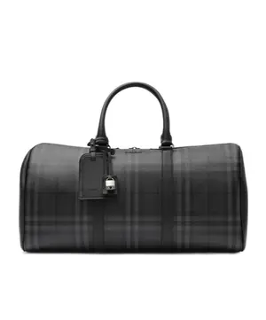 Burberry City Check Holdall - Iron-gray