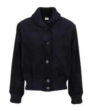Aspesi Rib Collar Cropped Jacket