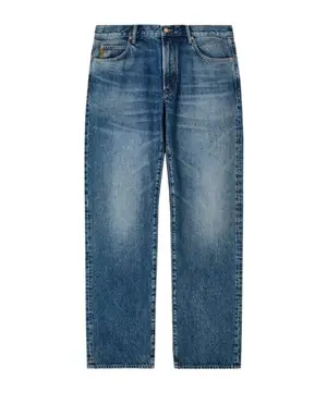 Emporio Armani Faded Straight-leg Jeans
