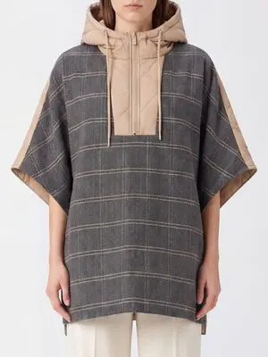 TWINSET Hooded Quilted Cape