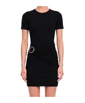 Simkhai Leni Short-sleeved Buckle Detailed Dress